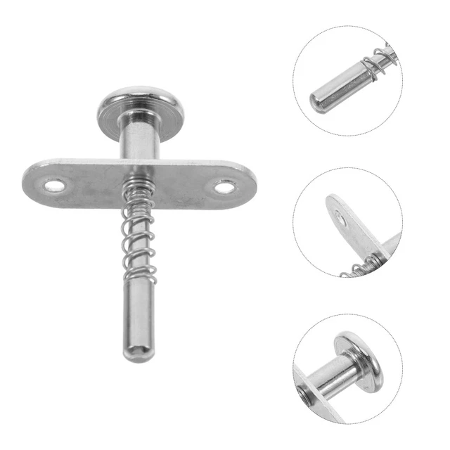 4PCS SPRING-LOADED STAINLESS Steel Plunger Latches Plunger Latches £10. ...