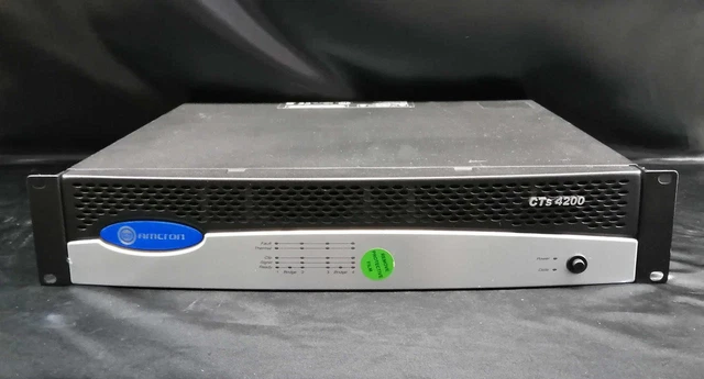 AMPLIFICATEUR DE PUISSANCE Amcron CTS4200 avec manuel et accessoires d ...