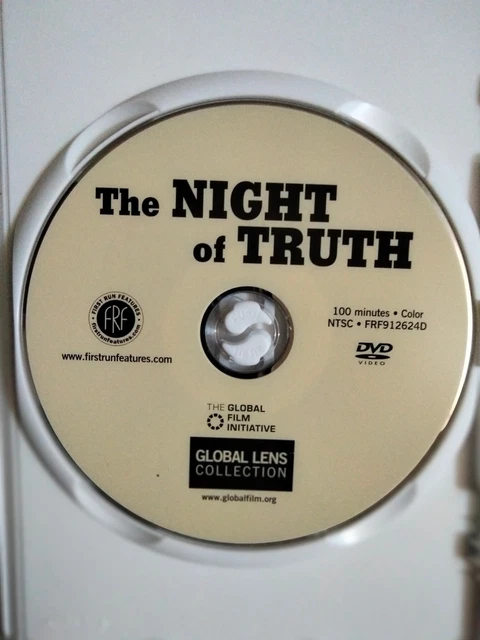 THE NIGHT OF Truth (La Nuit de Verite) DVD. Global Lens Version.Region ...