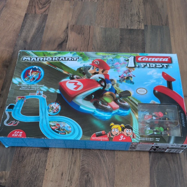 NINTENDO CARRERA FIRST Mario Kart Super Mario vs Yoshi On The Track ...