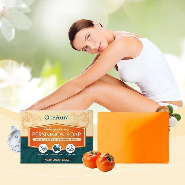 PERSIMMON SOAP FOR Body Odor, Soap Odor Eliminating Soap Bar Persimmon ...