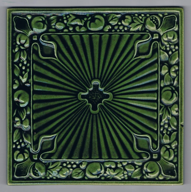 JUGENDSTIL/ART NOUVEAU FLIESE/TILE/TEGEL/CARREAU Villeroy&Boch,Schramberg (2) EUR 15,00 ...