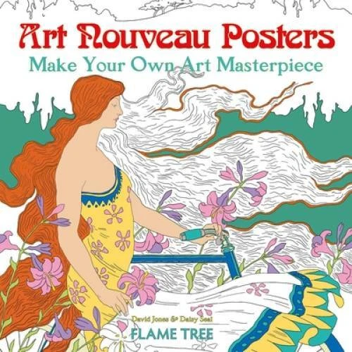 ART NOUVEAU POSTERS Art Colouring Book Make Your Own Art Masterpiece art-nouveau-posters-art-colouring-book-make-your-own-art-masterpiece