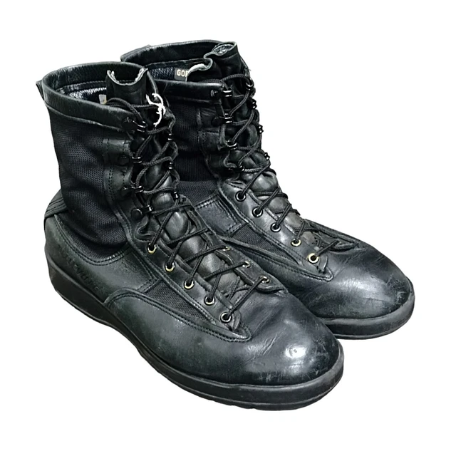 US ARMY USAF Flying Boots Belleville Black GORE-TEX Vibram Sole Size ...