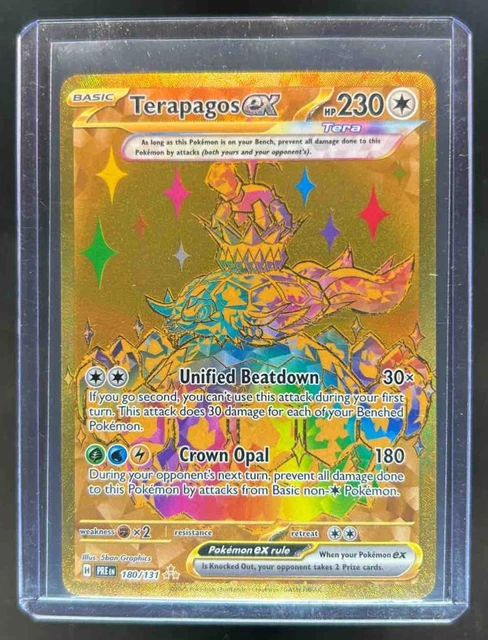 2025 POKEMON SV Prismatic Evolutions Terapagos ex Hyper Rare #180/131 £ ...