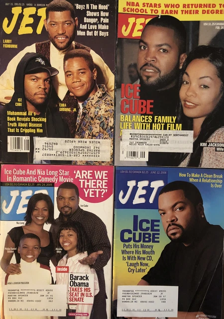 ICE CUBE 1991-2006 JET Magazine Lot of 4 Boyz N The Hood Movie / Nia ...
