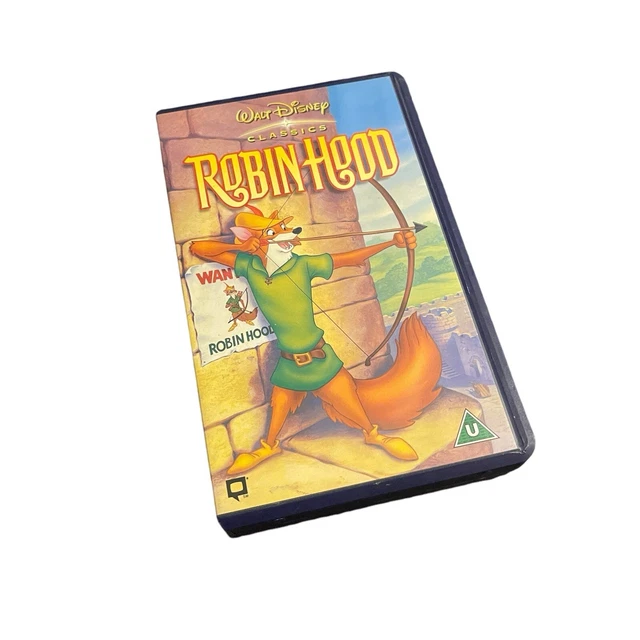 WALT DISNEY CLASSICS - ROBIN HOOD - VHS Video Cassette Tape - Rare £2. ...