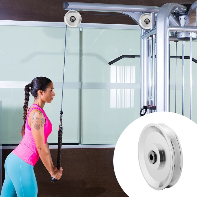 BICEP TRICEP CURL Machine Pulley Load-bearing Waterproof Fitness £12.99 ...