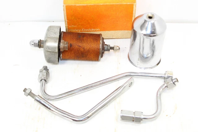 HARLEY-DAVIDSON PANHEAD FLH Shovelhead Exhaust Oil Filter Hanger ...