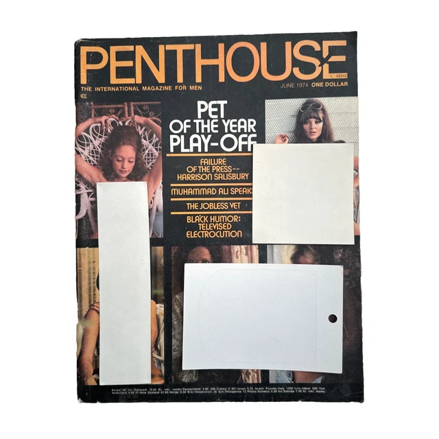 PENTHOUSE - VINTAGE Entertainment For Men Magazine 1974 $19.99 ...