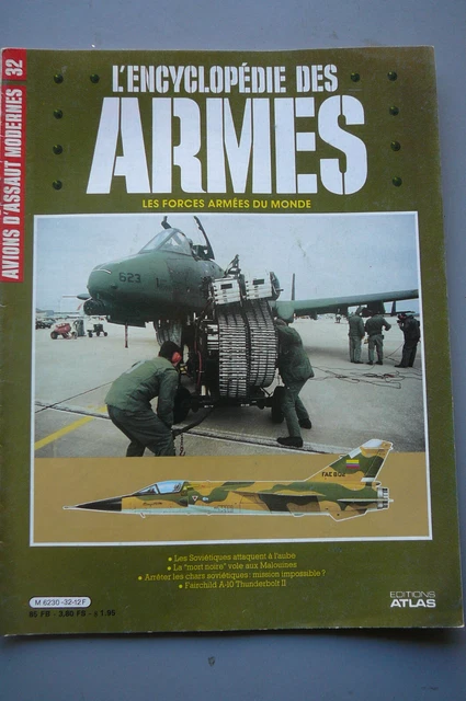 ENCYCLOPEDIE DES ARMES N° 32 Avions D'assaut Modernes EUR 3,50 ...
