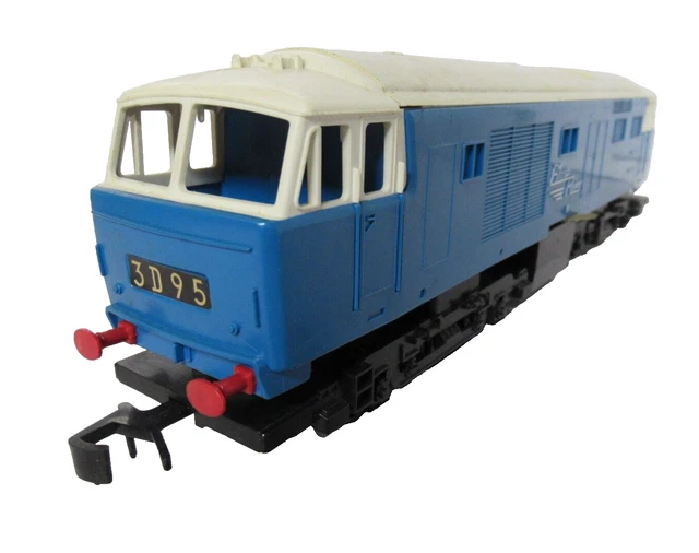 LARGE RETRO TRI-ANG Triang Big Big O-Gauge Train Blue Flier Locomotive ...