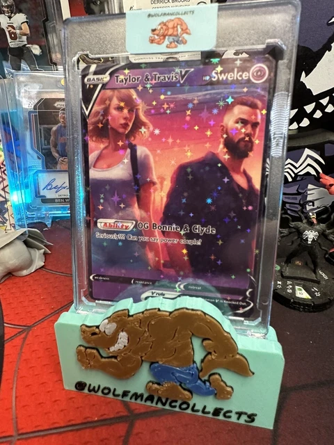 DYNAMIC DUO TAYLOR Swift & Travis Custom Parody Trading Card 2024 ...