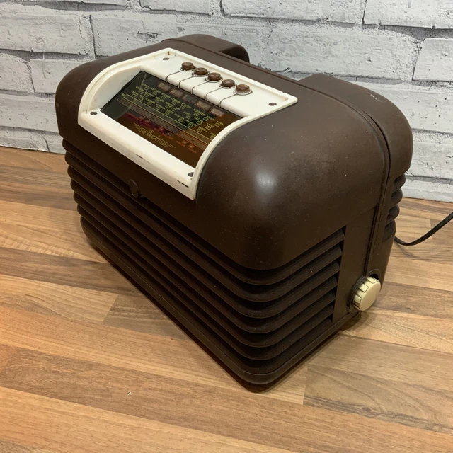 1950S BUSH DAC 10 Bakelite 5 Valve Radio Vintage Collectable £59.95 ...