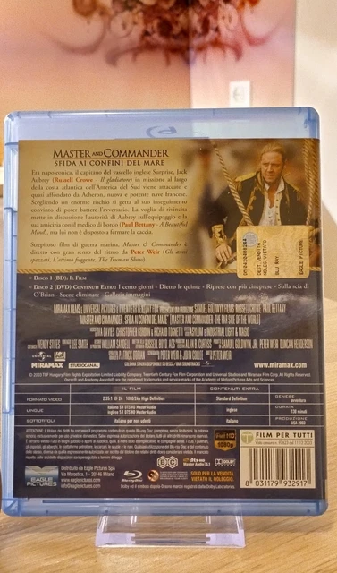 BLU-RAY MASTER AND Commander - Sfida ai Confini del Mare - Eng, Ita ...