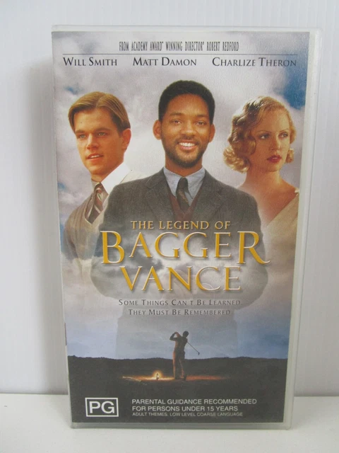 THE BAGGER VANCE, Will Smith, VHS Tape, Vintage Video, Movie, PG, 2000 ...