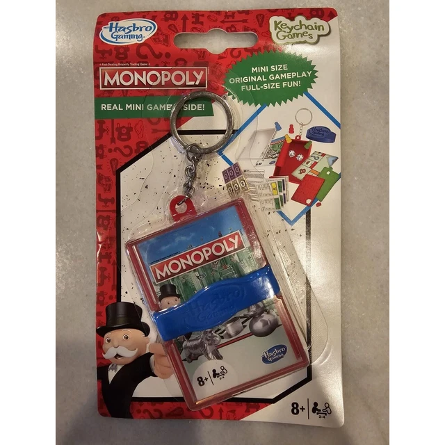 HASBRO GAMING KEYCHAIN Games: MONOPOLY | Real Game, Mini Size! £5.50 ...
