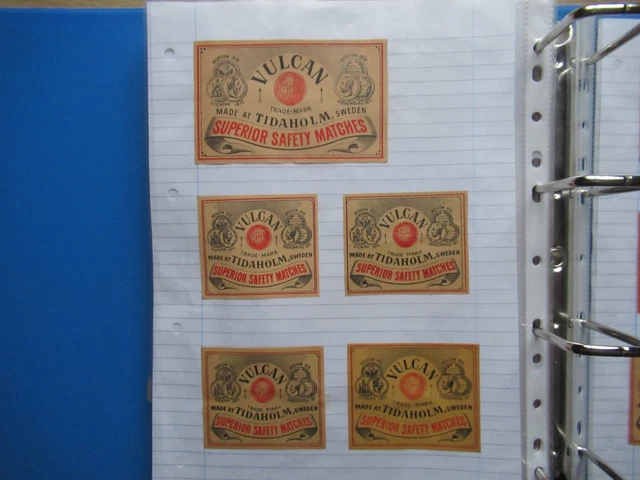 2 OLD SWEDISH Packet Size Matchbox Labels. $2.40 - PicClick AU