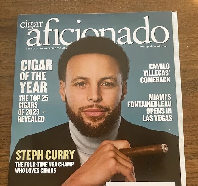 CIGAR AFICIONADO MAGAZINE February 2024 Steph Curry The Four-Time Nba ...