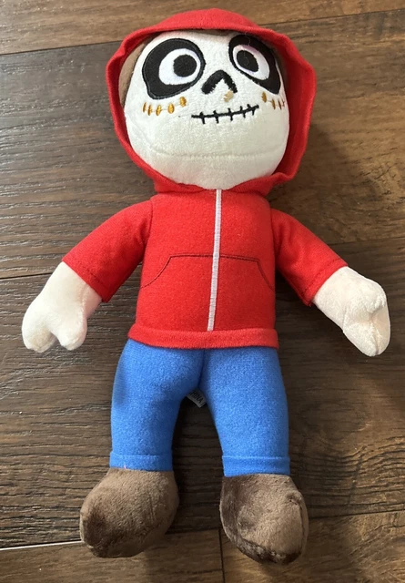 MATTEL DISNEY PIXAR Coco Painted Skeleton Skull Face Plush Miguel ...