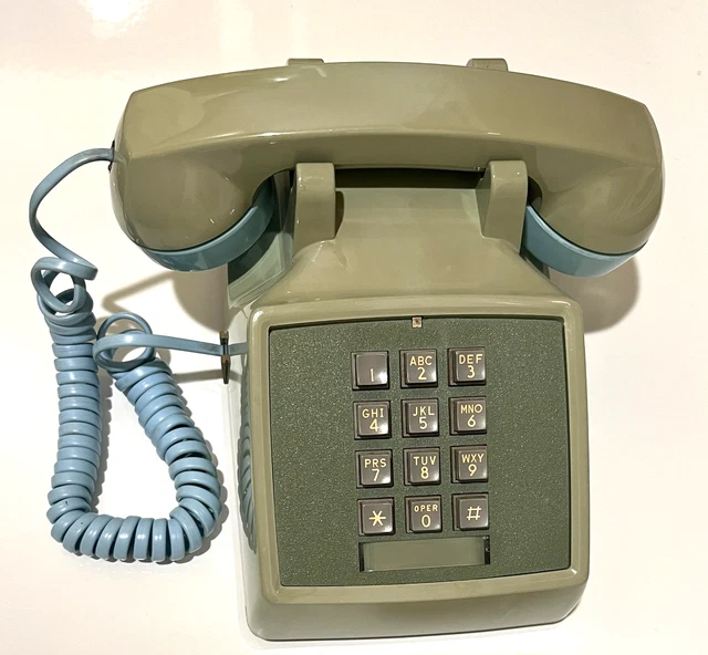WESTERN ELECTRIC 2500MM Touch Tone Phone - Blue/Greenish £36.01 ...