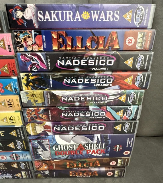 MANGA ANIME VHS DVD Bundle X41 £99.99 - PicClick UK