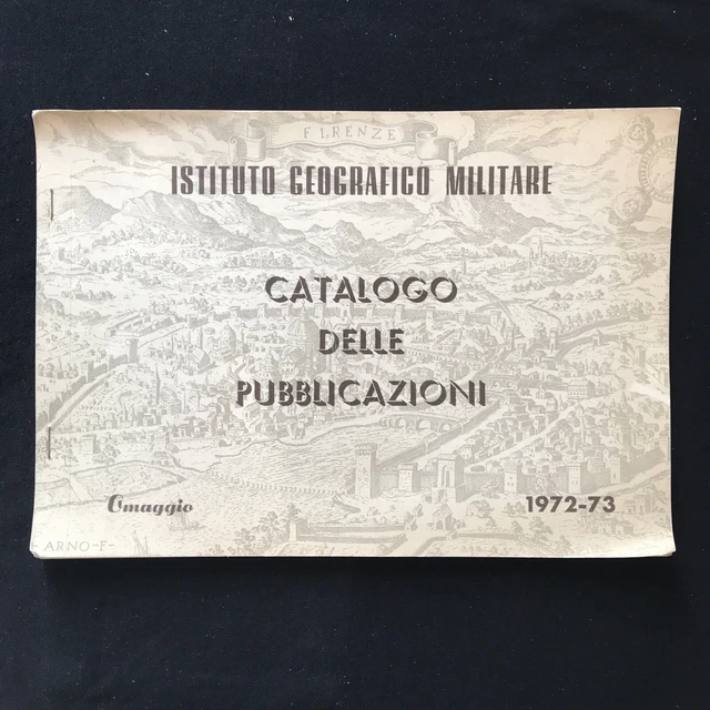 ISTITUTO GEOGRAFICO MILITARE, catalogo delle pubblicazioni 1972 - 73 EUR 13,00 - PicClick DE