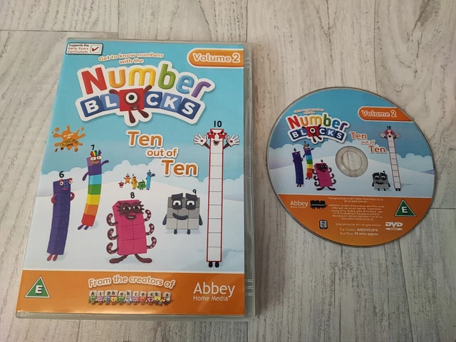 NUMBER BLOCKS DVD Ten Out Of Ten Oop Rare Vol 2 Childrens Educational Maths £16.99 - PicClick UK