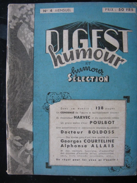 DIGEST HUMOUR ET HUMOUR SELECTION n° 4 (C.CA) EUR 10,00 - PicClick FR