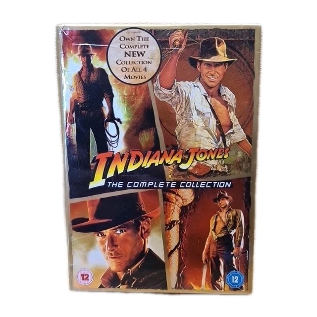 INDIANA JONES THE Complete Collection Box Set Of 4 DVD's EUR 4,55 ...