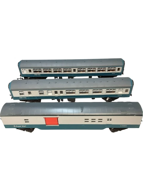 INTER-CITY AND ROYAL Mail Model Railway Coaches Set of 3 Collectible £ ...