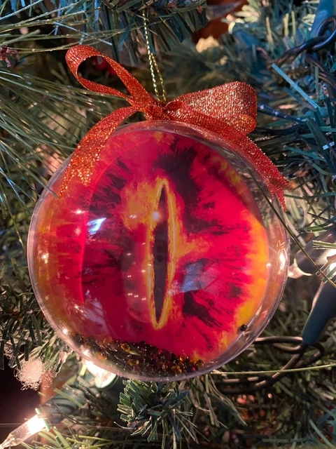 HANDMADE LORD OF The Rings The Eye of Sauron Movie Christmas Tree ...
