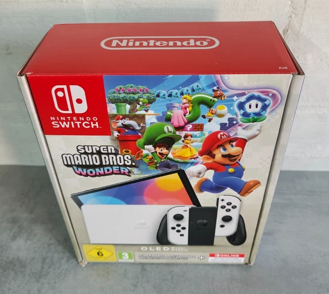 NINTENDO SWITCH OLED Model HEG-001 Handheld Console - 64GB - White ...