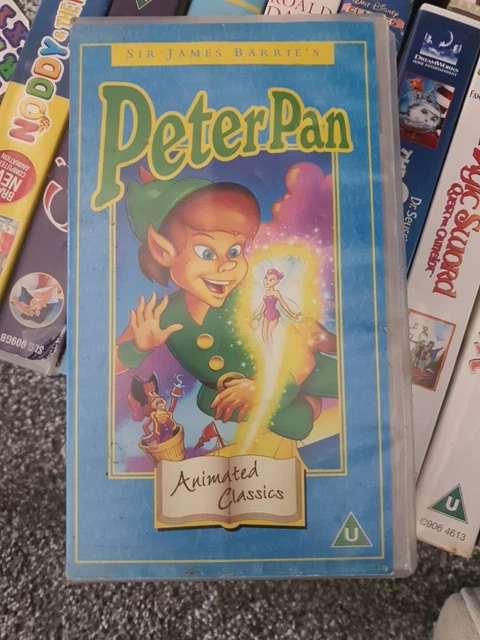 PETER PAN ANIMATED Classics - VHS Video Movie Cassette Tape VGC £3.00 ...