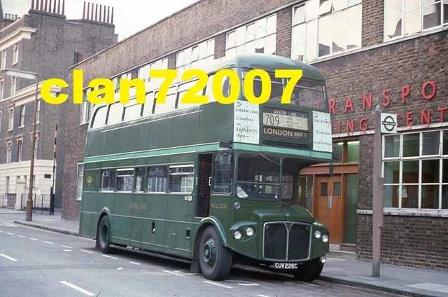 ORIGINAL BUS COLOUR slide London Country Green Line RCL 2226 CUV 226C ...