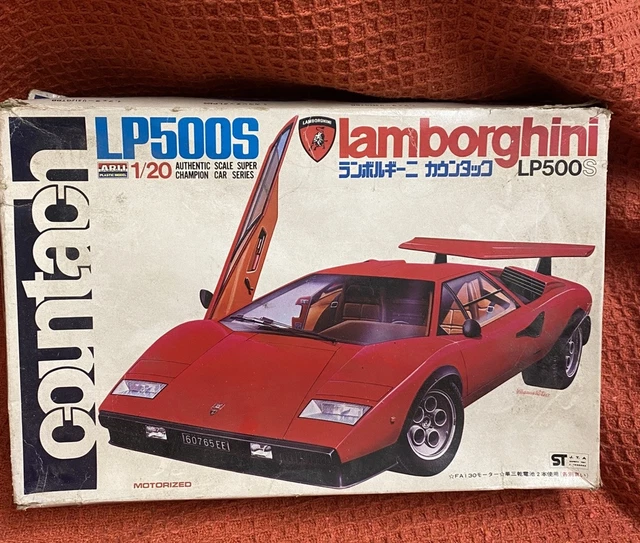 ARII 1/20 SCALE Lamborghini Countach LP500S Motorised Model Kit £52.72 ...