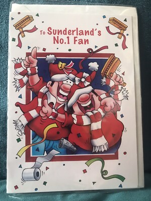 HAPPY BIRTHDAY CARD Sunderland Football Club Fan Stadium Of Light Roker ...