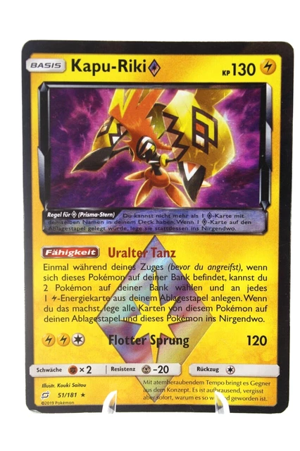 KAPU-RIKI 51/181 PRISMA Equipes Sont Triumph Pokémon Cartes à ...