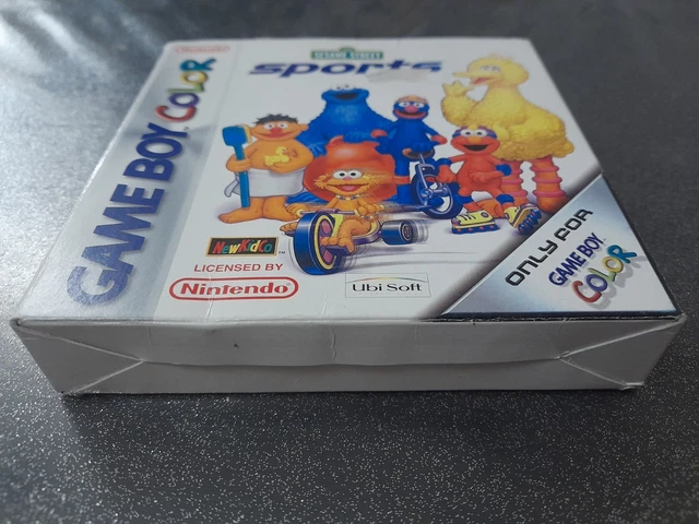 123 SESAME STREET sports GBC game boy color nintendo complet en boite ...