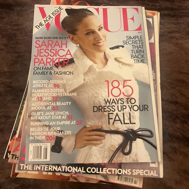 VOGUE USA - August 2011 - SARAH JESSICA PARKER - Lovely smooth copy £29 ...