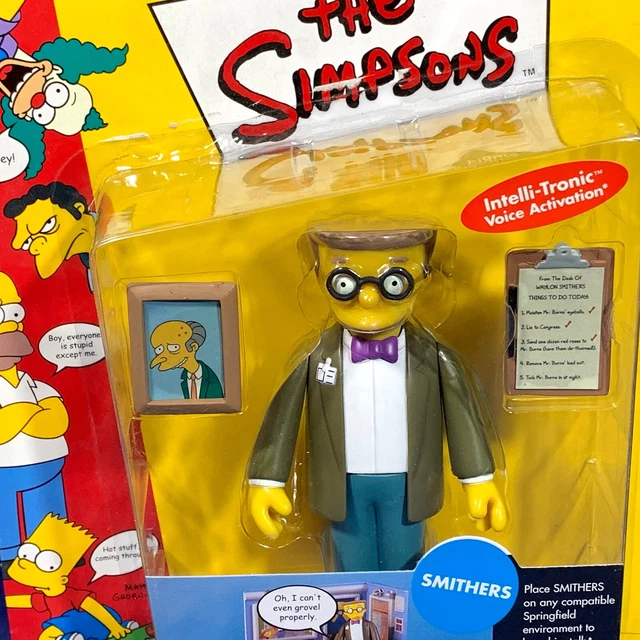 FIGURINE ARTICULÉE NEUVE WAYLAN SMITHERS Simpsons Playmates WOS SERIES ...