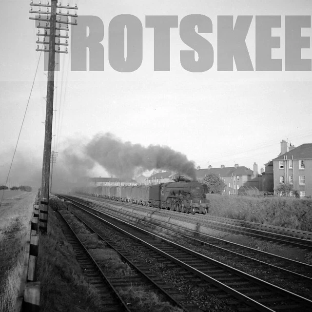 LARGER NEGATIVE BR British Railways Steam Loco 60092 Class A3 Saughton ...