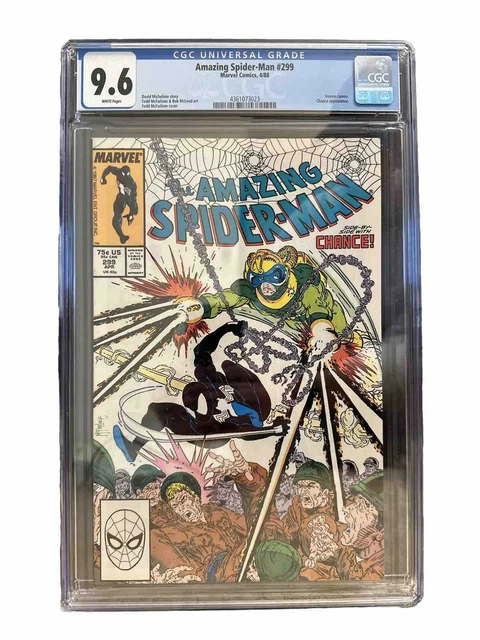 AMAZING SPIDER-MAN #299 CGC 9.6 1st Venom cameo Todd McFarlane Key ...
