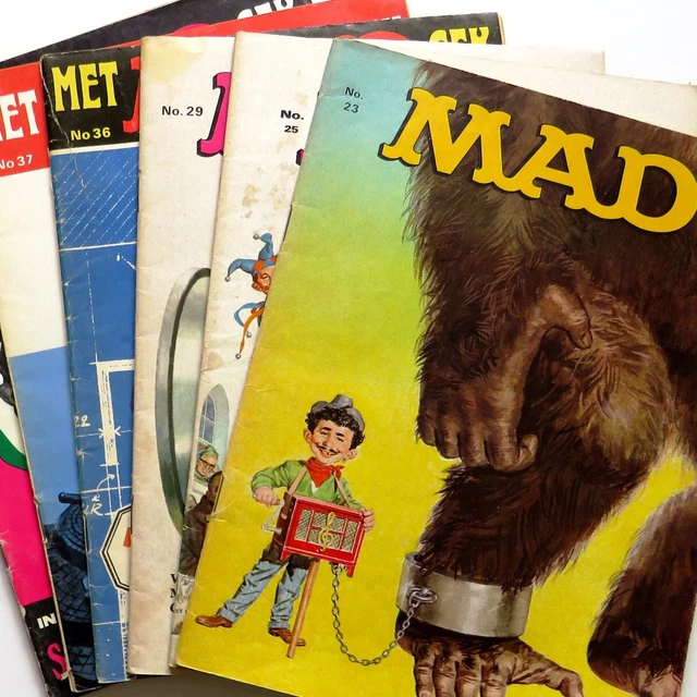 MAD SATIRE MAGAZIN Nr. 23-25-29-36-37-39 = 1968-70 1. Auflage Classics ...