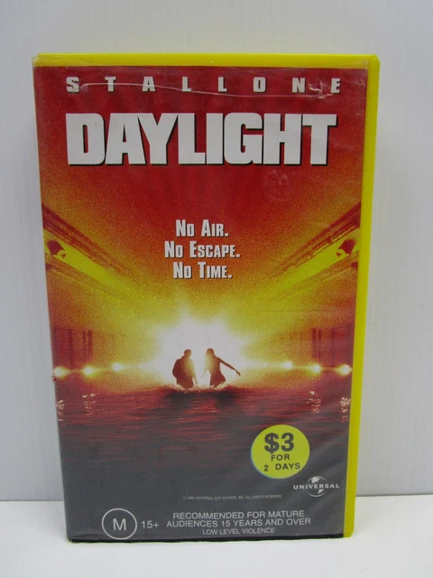 DAYLIGHT, STALLONE, VHS Tape, Vintage Video, Movie, M, 1996 $20.95 ...