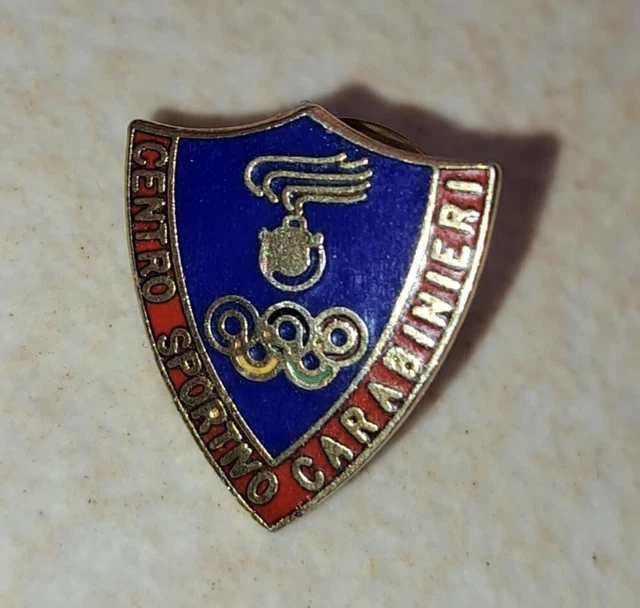 PIN SPILLA CARABINIERI CENTRO SPORTIVO 5 CERCHI OLIMPIADI EUR 9,99 ...