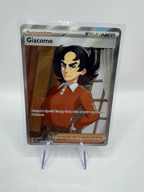 GIACOMO 138/131 ULTRA Rare, Prismatic Evolutions Pokemon TCG NM £2.60 - PicClick UK
