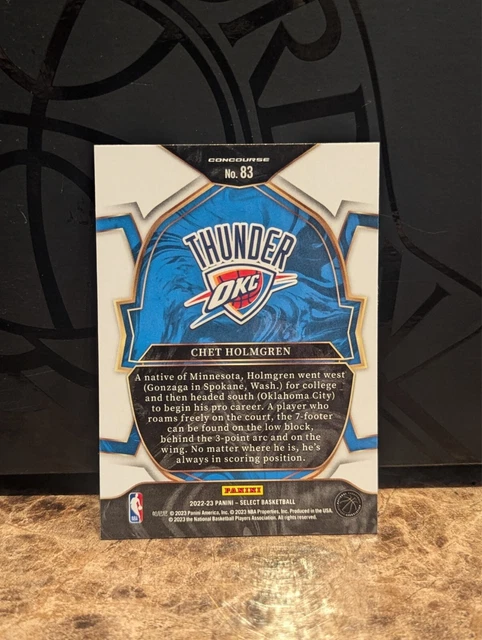 2022-2024 PANINI SELECT - Concourse Blue #83 Chet Holmgren (RC)🔥 $3.01 ...