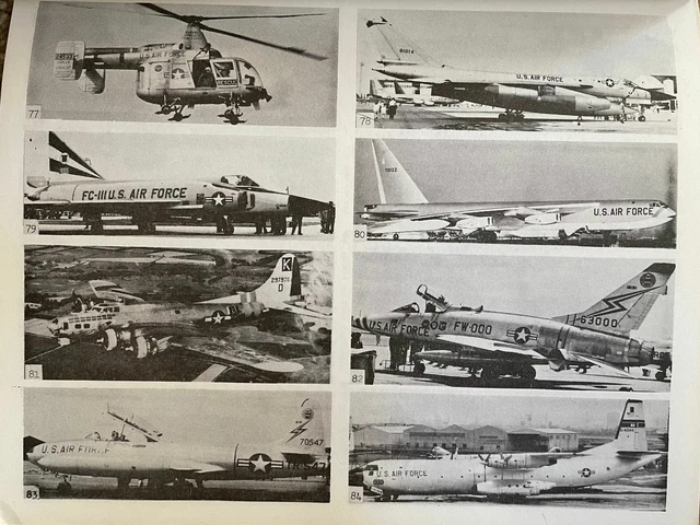 USAF SERIALS 1946-1974 Designations Identification Markings Buzz ...