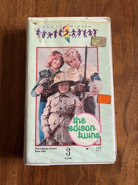 THE EDISON TWINS Volume 3 RCA Columbia Magic Window Video VHS Kids TV ...